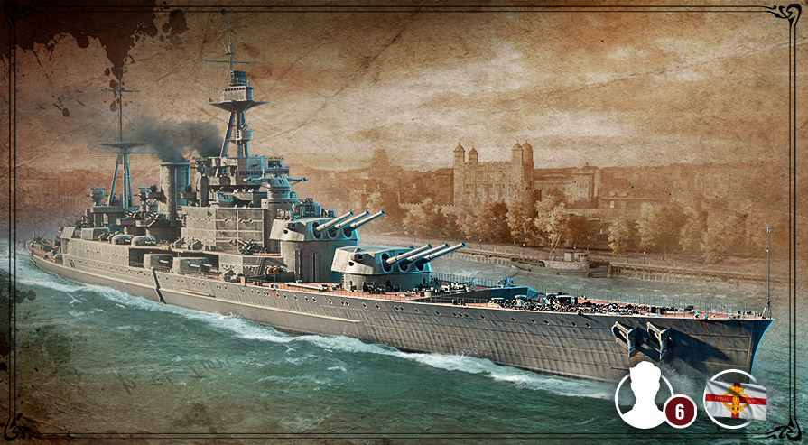 英國主力艦上架軍械庫 | World of Warships